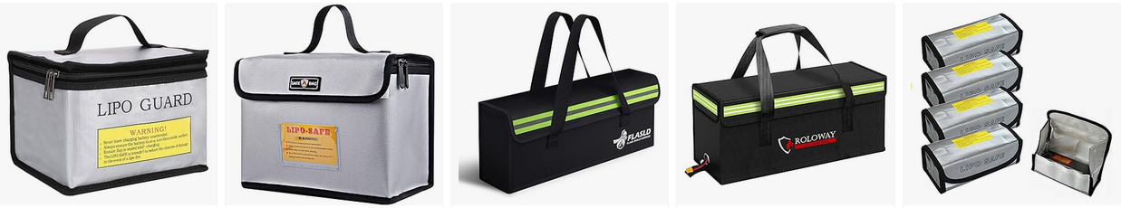 LiPo Bags and Metal Boxes - LiPo Battery Fires